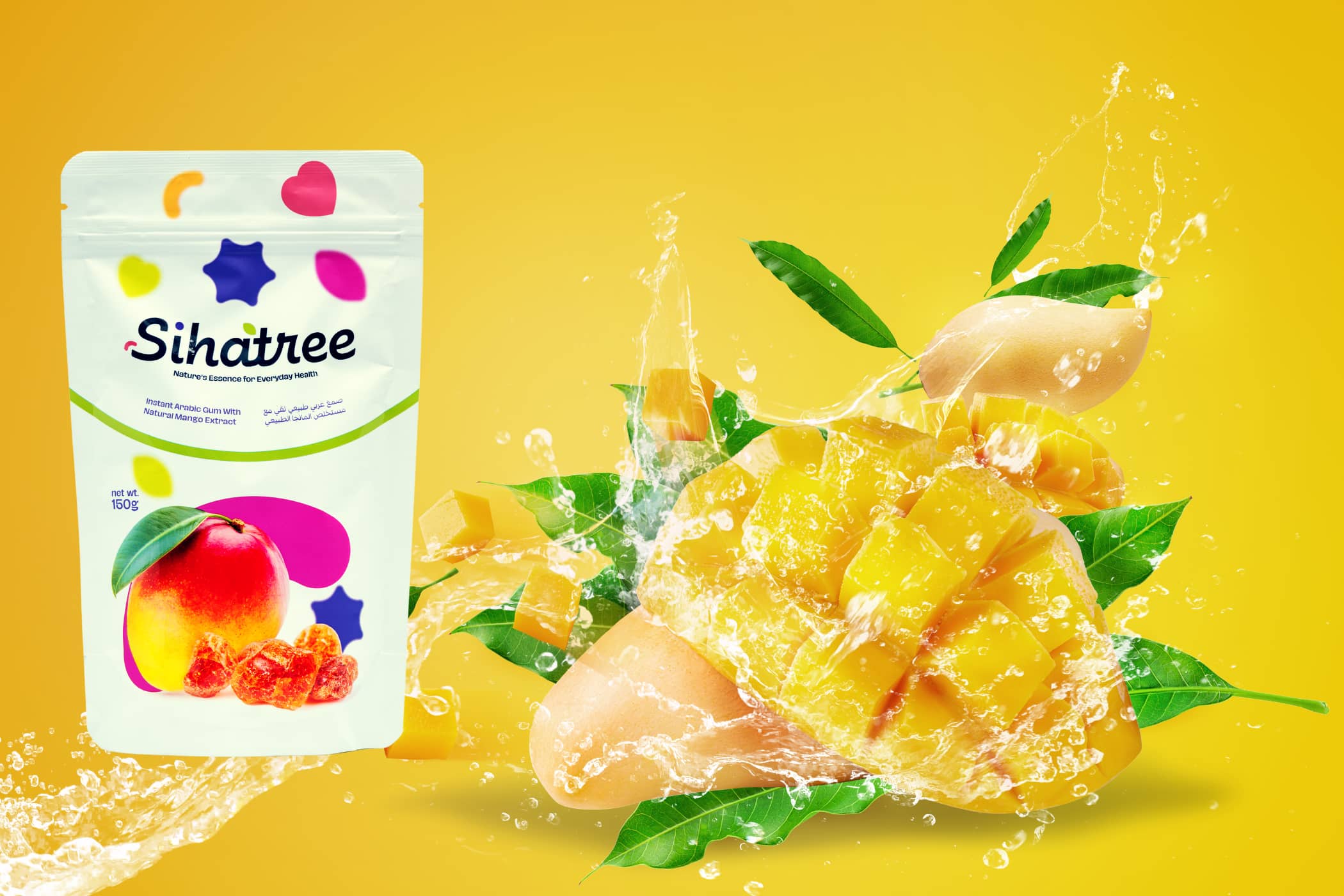 Health Benefits of Arabic Gum Mango Flavor 100% natural